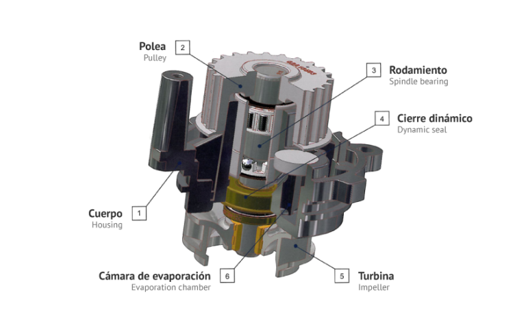 Discovering the main water pump components | Industrias Dolz