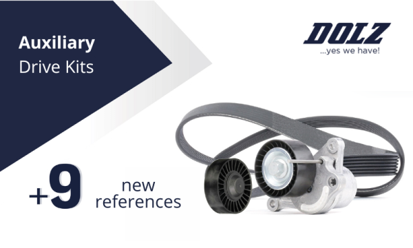 Range Extension: 9 new references to Dolz Auxiliary Drive Kits